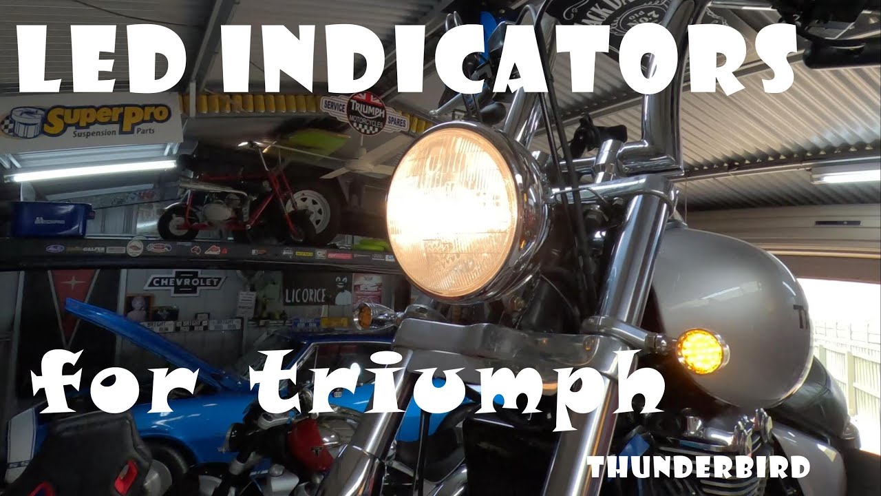 LED indicators for your Triumph. - YouTube