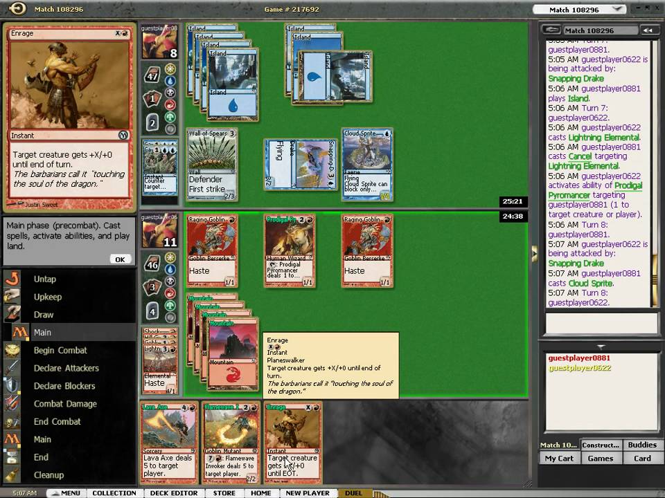 Magic The Gathering Online [Gameplay #2] - YouTube