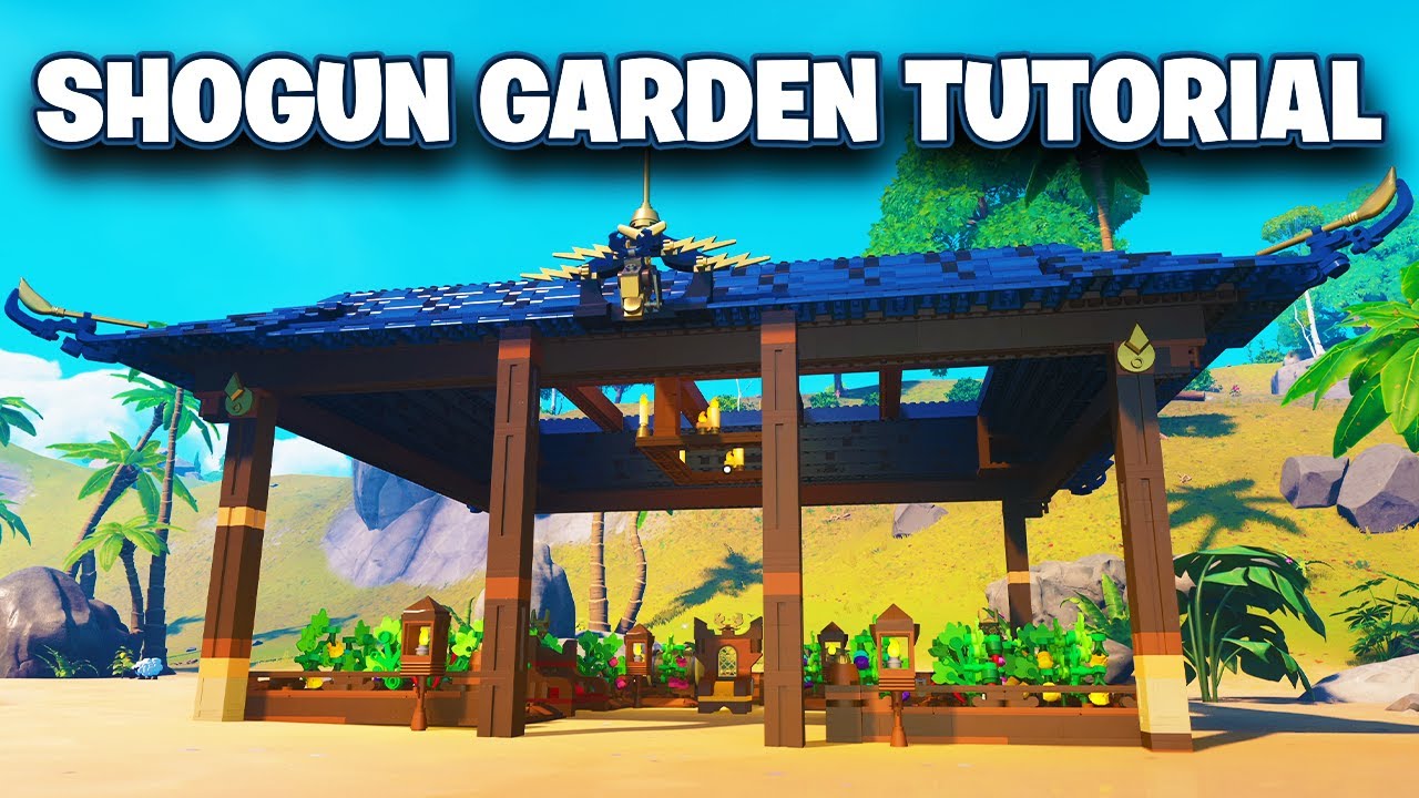 How to build a stunning Shogun Garden in LEGO Fortnite! - YouTube