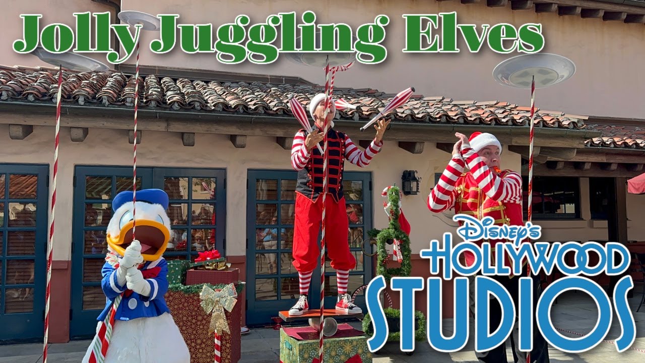 Jolly Juggling Elves | Disney's Hollywood Studios - YouTube