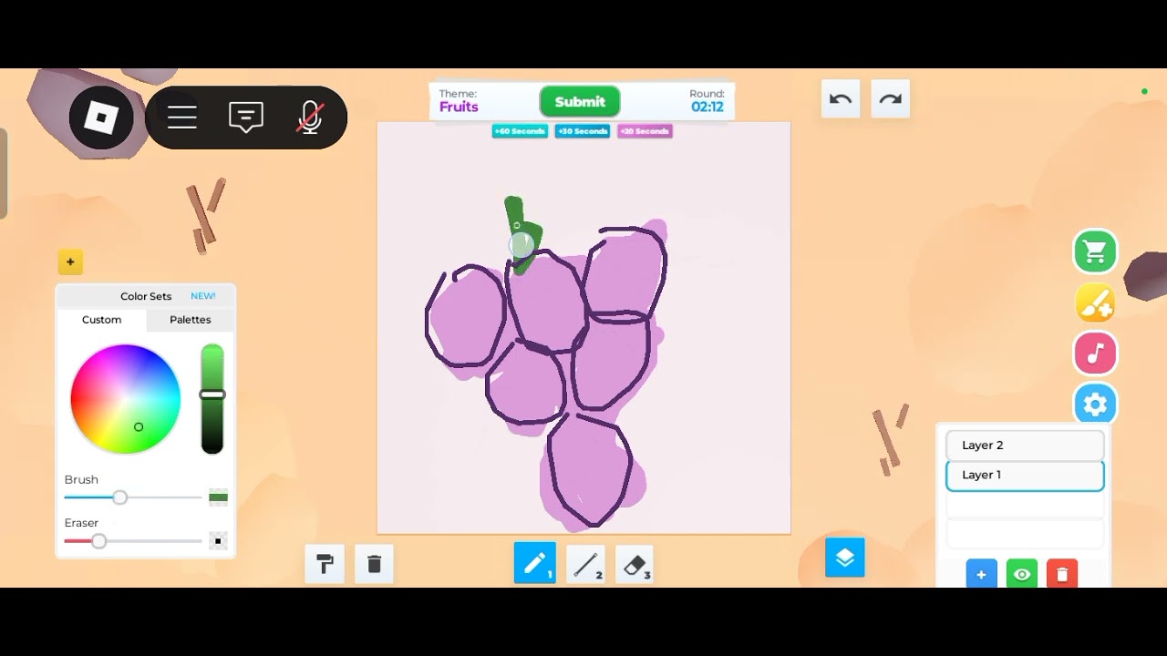 Speed draw roblox fruits! - YouTube