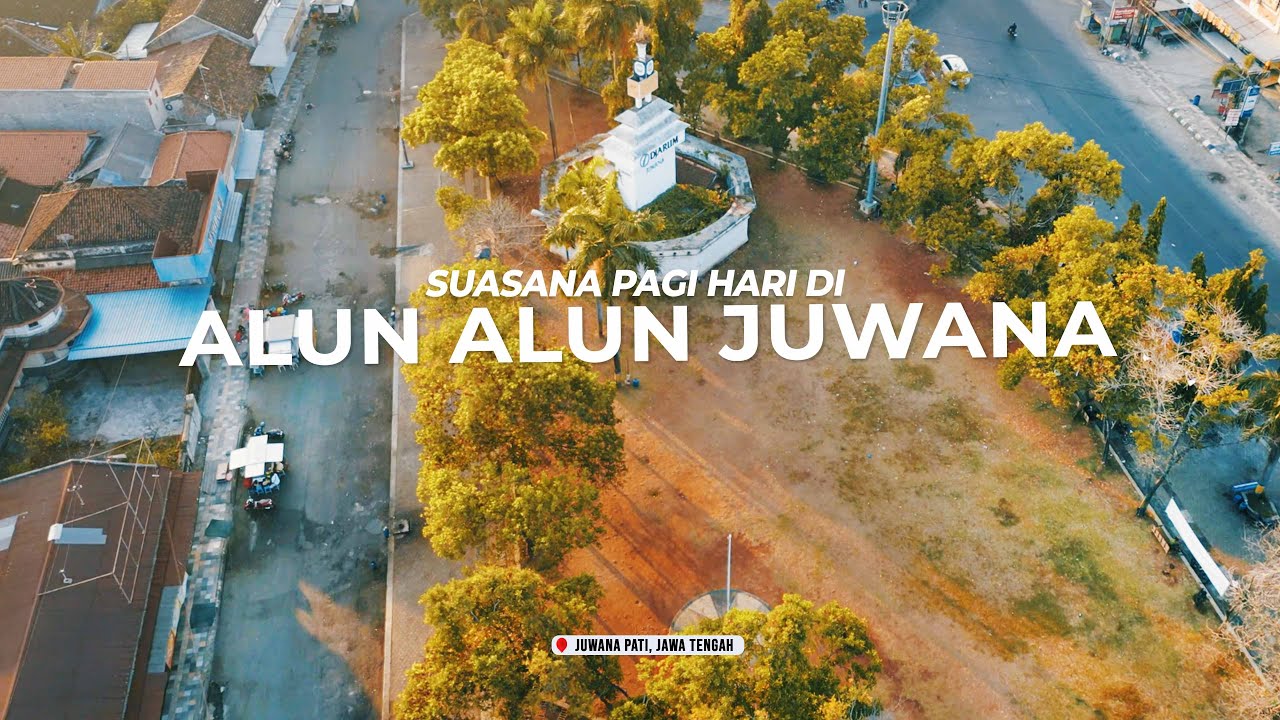 Suasana Sunrise di Pagi Hari " ALUN ALUN JUWANA " Pati Jawa Tengah ...