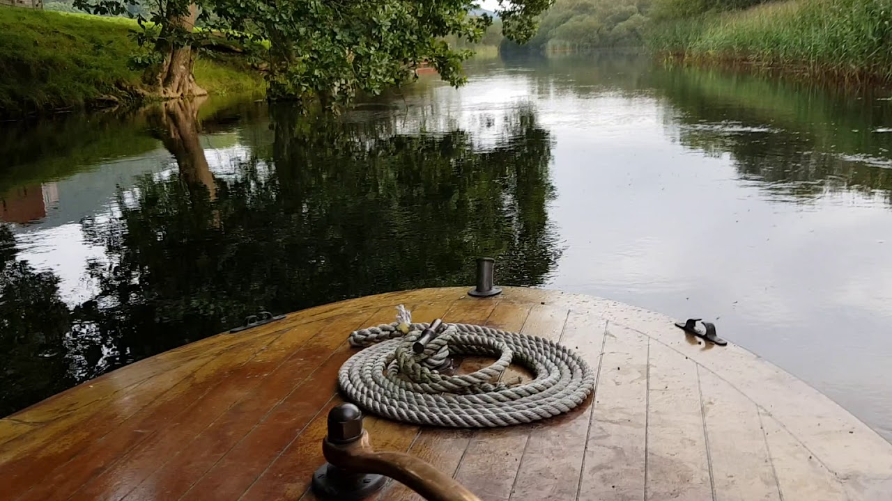 Steam Launch Down a Fast River 2 - YouTube