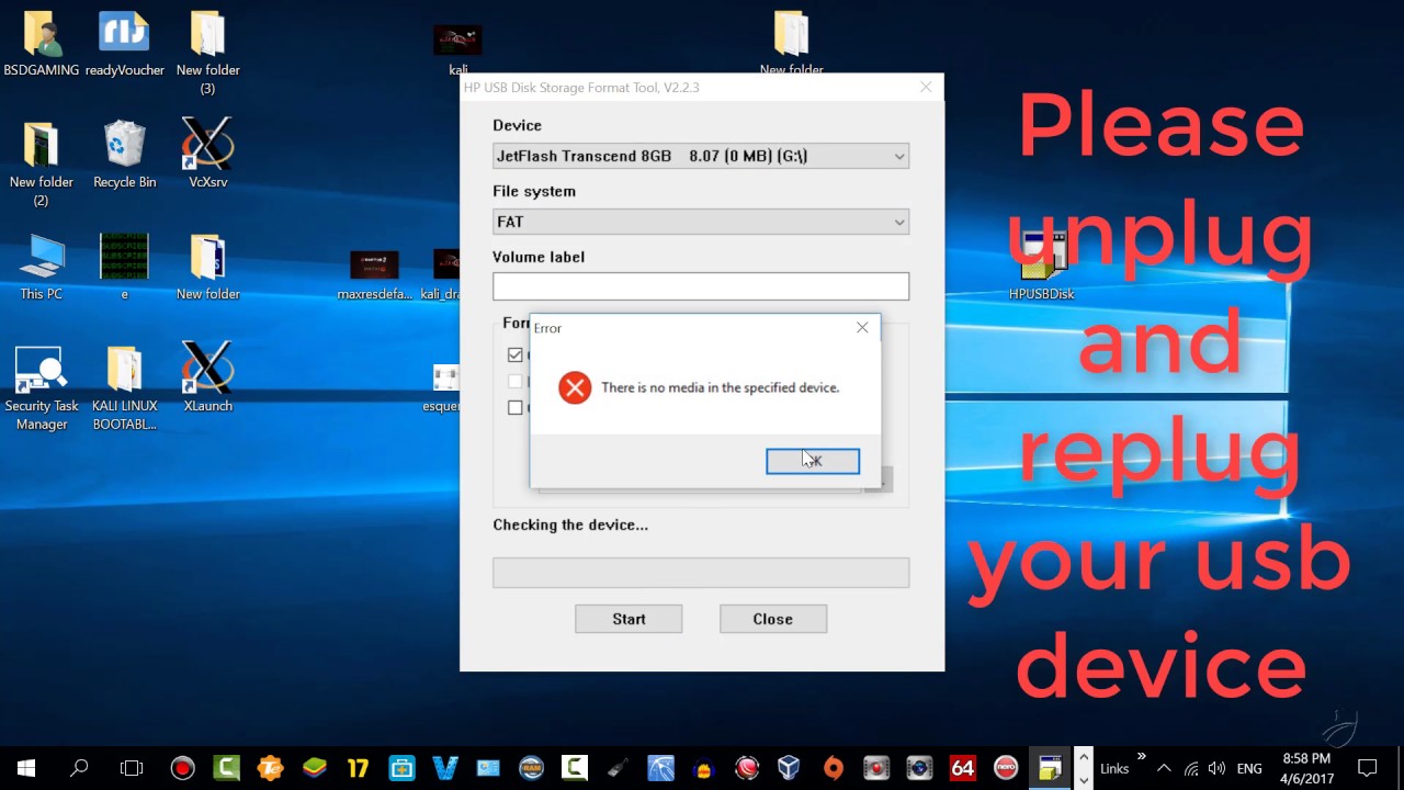 Repair your Transcend 8 GB usb pen drive and increase its capacity to12 ...
