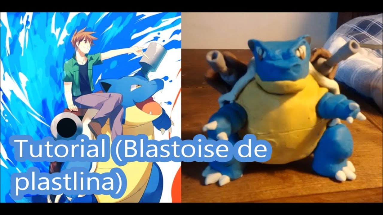 Tutorial (Blastoise plastilina) - YouTube