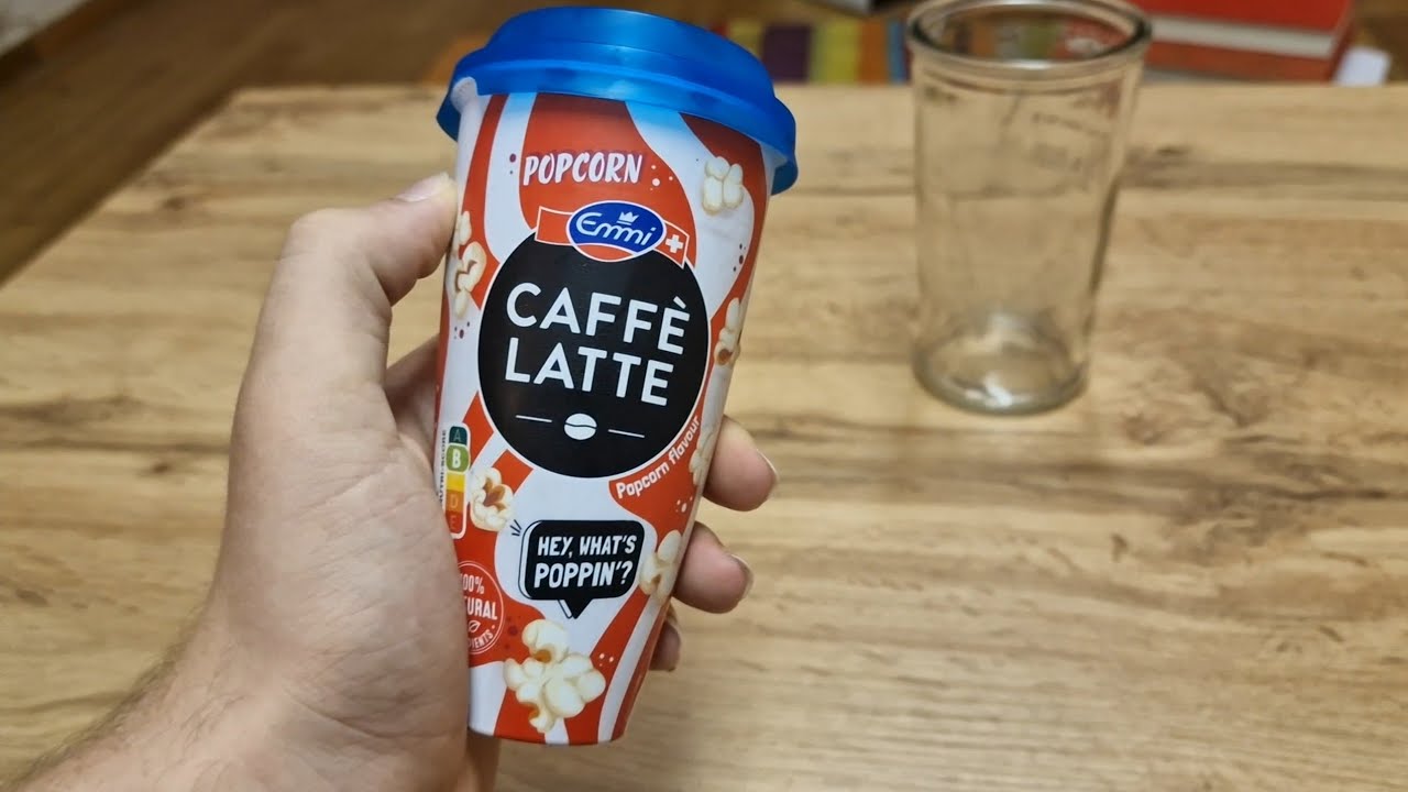 Popcorn Inspired Iced Coffee? - Mukbang?? - YouTube