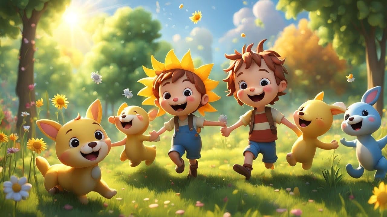 If You’re Happy and You Know It | Nursery Rhymes for Kids | Fun ...