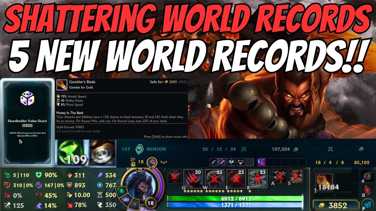 5 WORLD RECORDS!! 115 Anvils, 85000 Gold, 18000 GOLD IN ONE ROUND! ALL WITHOUT ORNN OR NAAFIRI ...