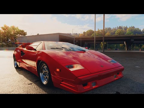 NFS Unbound Lamborghini countach 25th Anniversary (1988) STOCK TEST ...
