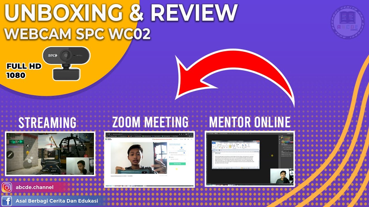 UNBOXING DAN REVIEW WEBCAM SPC WC02 - YouTube