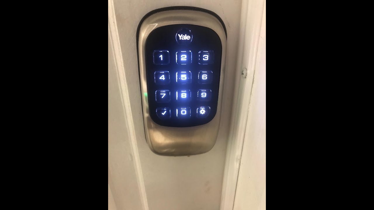Yale B1L Lock Keypad Deadbolt in Satin Nickel Amazon Review - YouTube