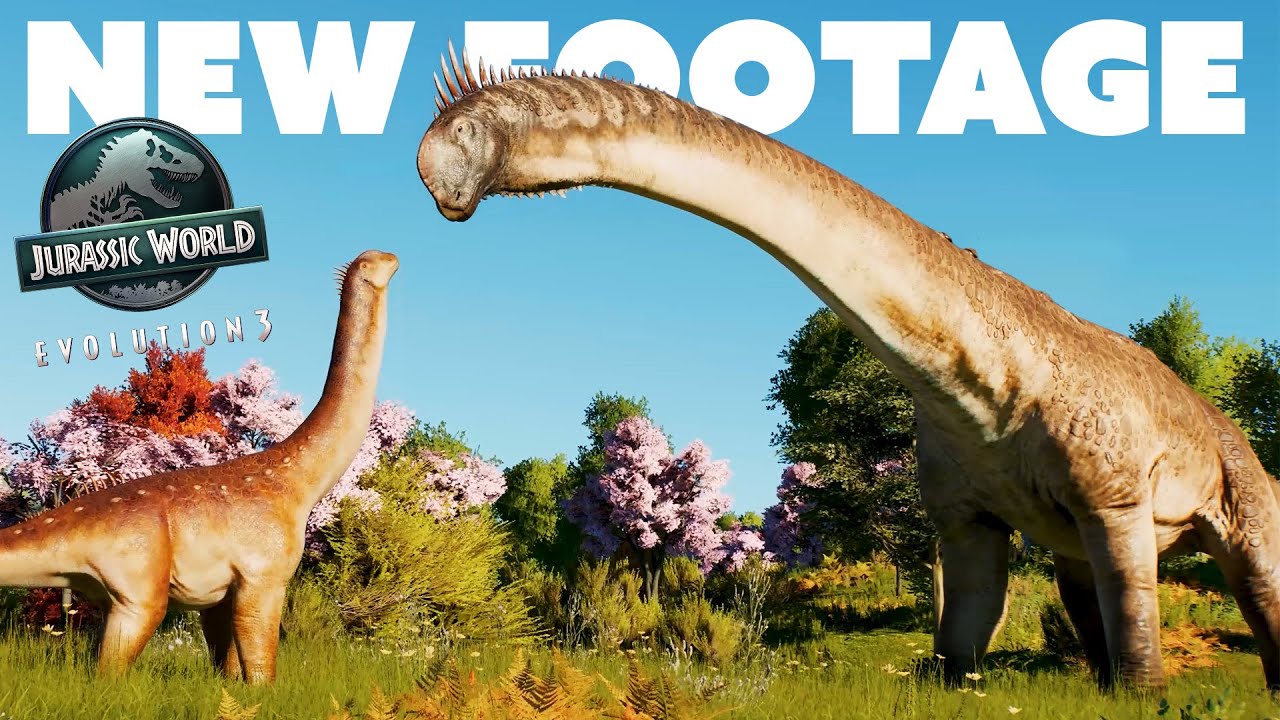 🔲 NEW JWE3 Dinosaur Showcase Breakdown | Jurassic World Evolution 3 ...