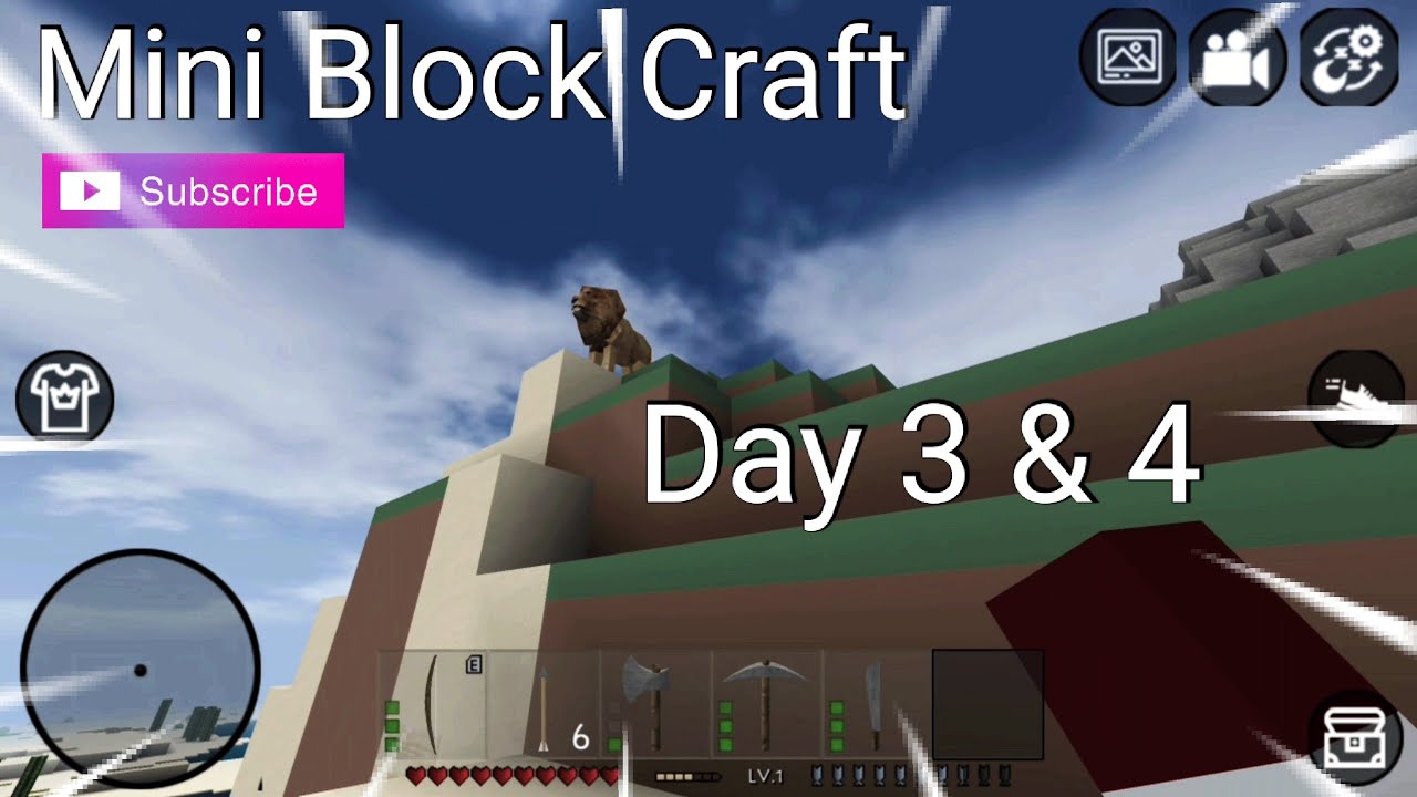 Mini Block Craft | Survival Day 3 & 4 - YouTube