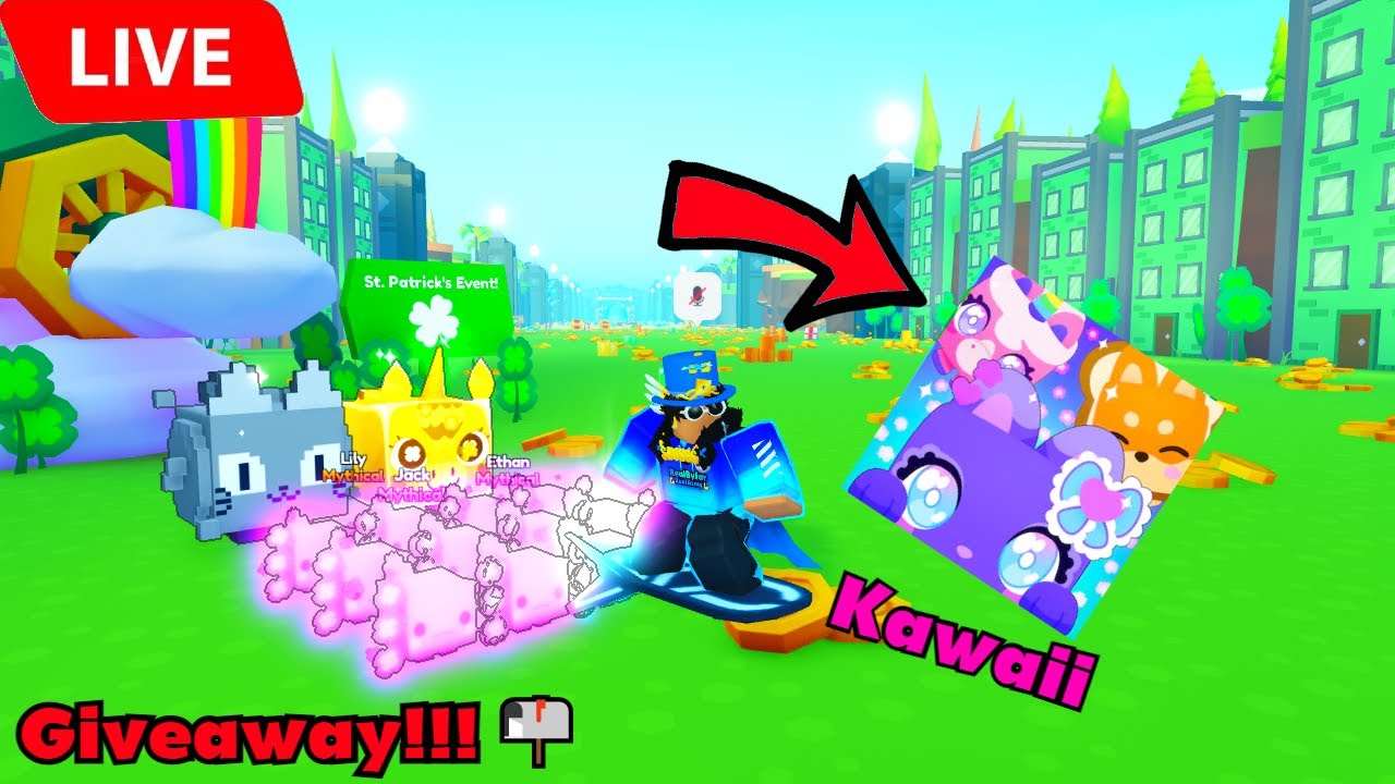 PSX Mailbox Giveaway! |LIVE🔴 [Pet Simulator x] - YouTube