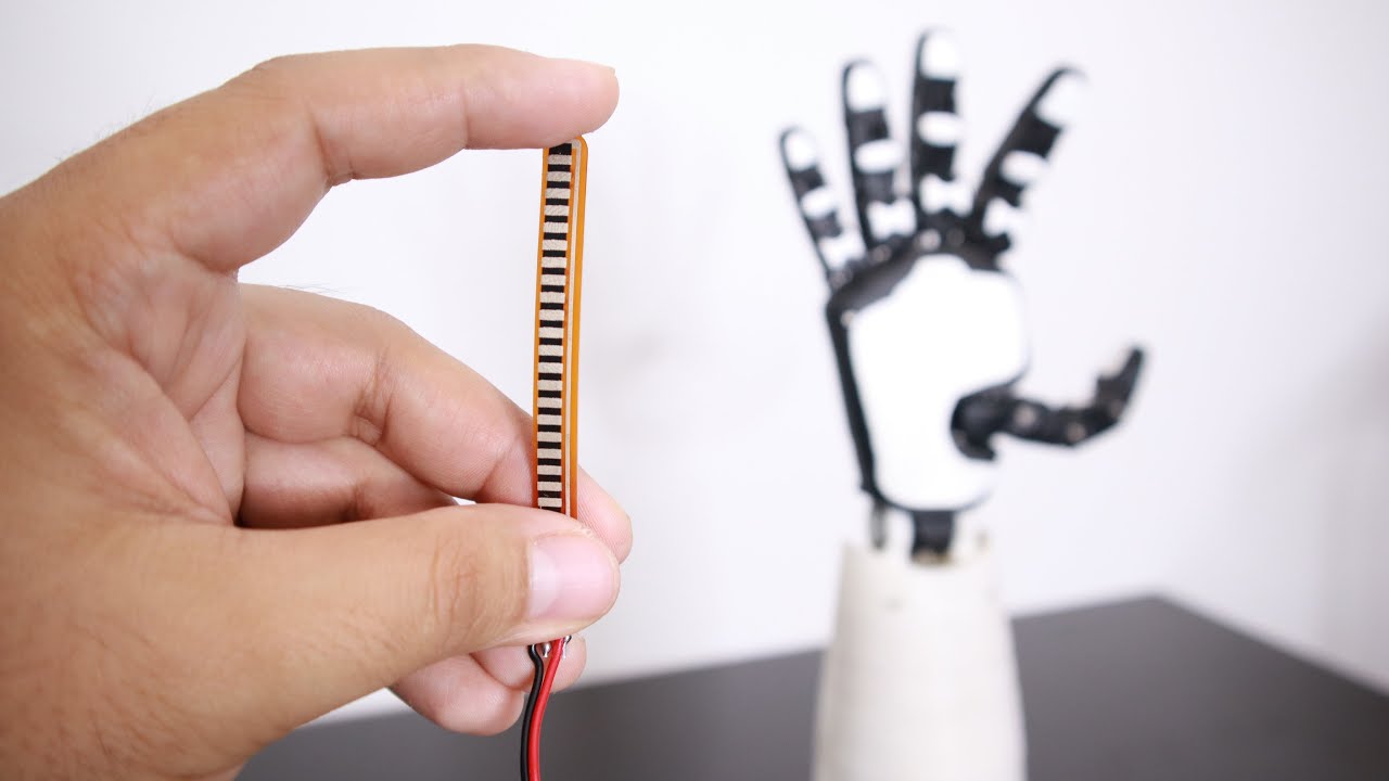 Sensor Flex - Mano Robotica - YouTube