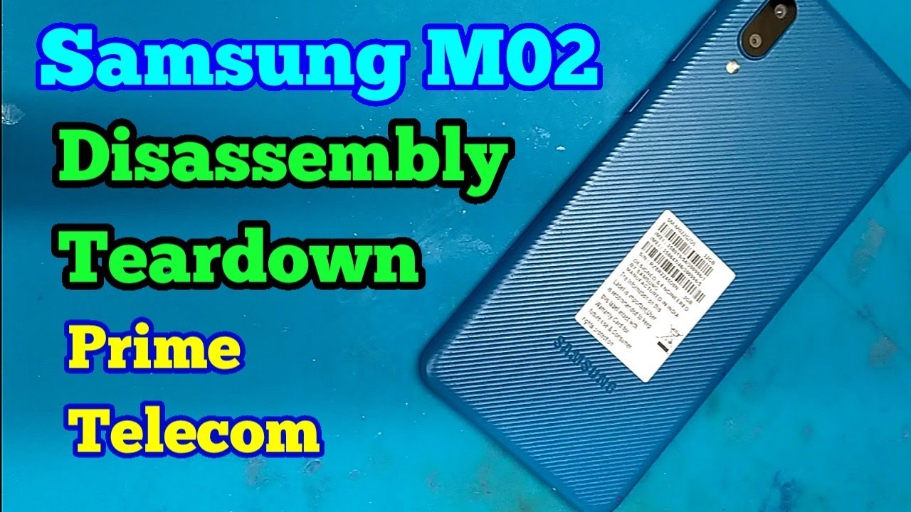 Samsung M02 ( m022 ) Disassembly and Teardown | How To Open Samsung M02 ...