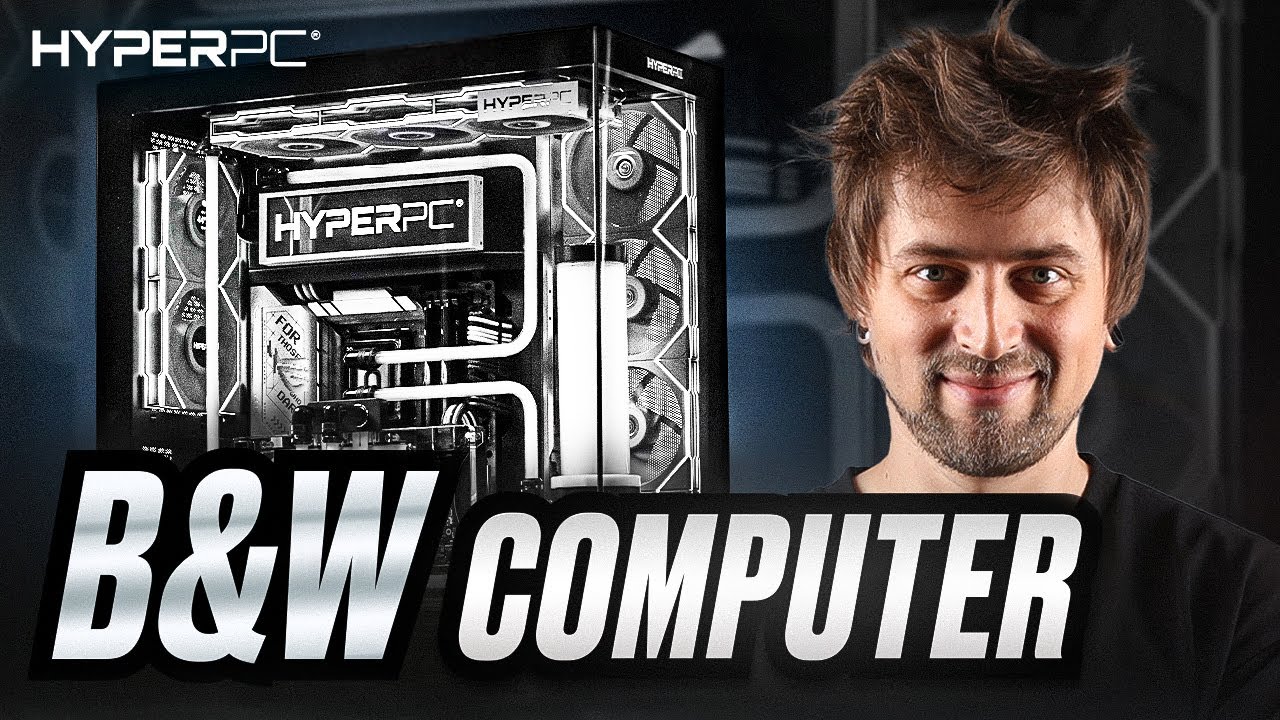 Can We Make B&W MONOCHROME EXCLUSIVE GAMING PC? - YouTube