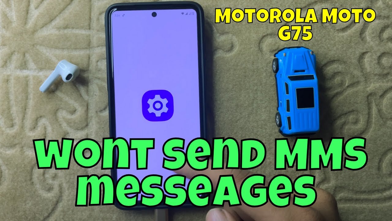 How to fix Motorola Moto G75 wont send MMS messeages - YouTube