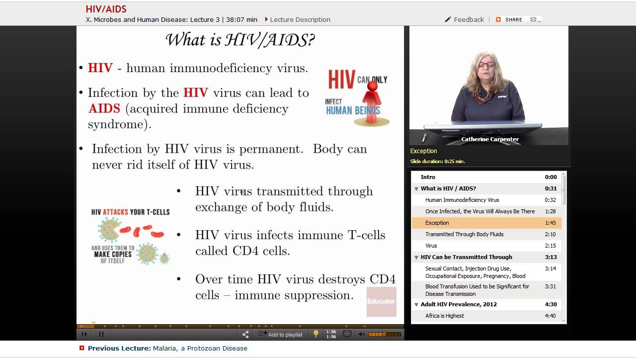 “HIV/ AIDS” | Microbiology with Educator.com - YouTube