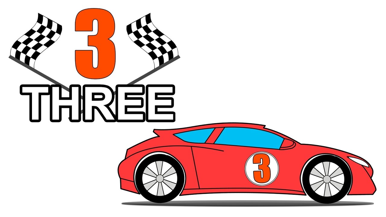RACE CARS COUNTING FOR KIDS | Kids' Best TV - YouTube
