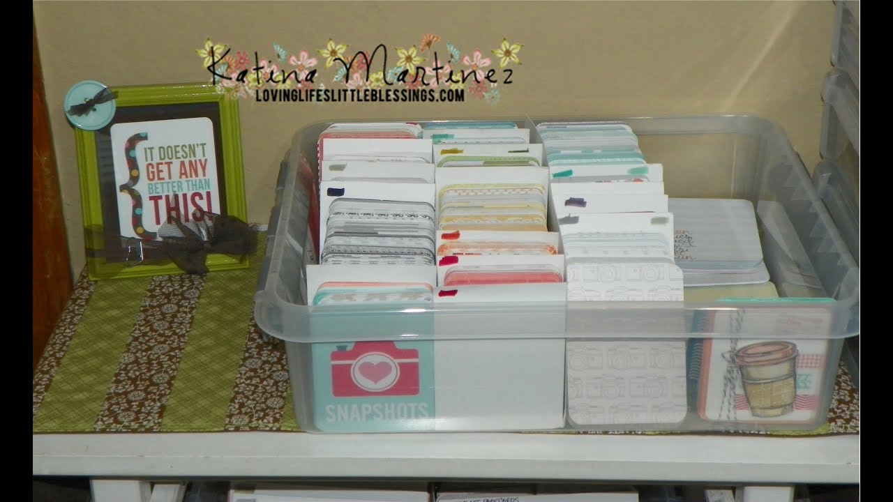 More Project Life storage - YouTube