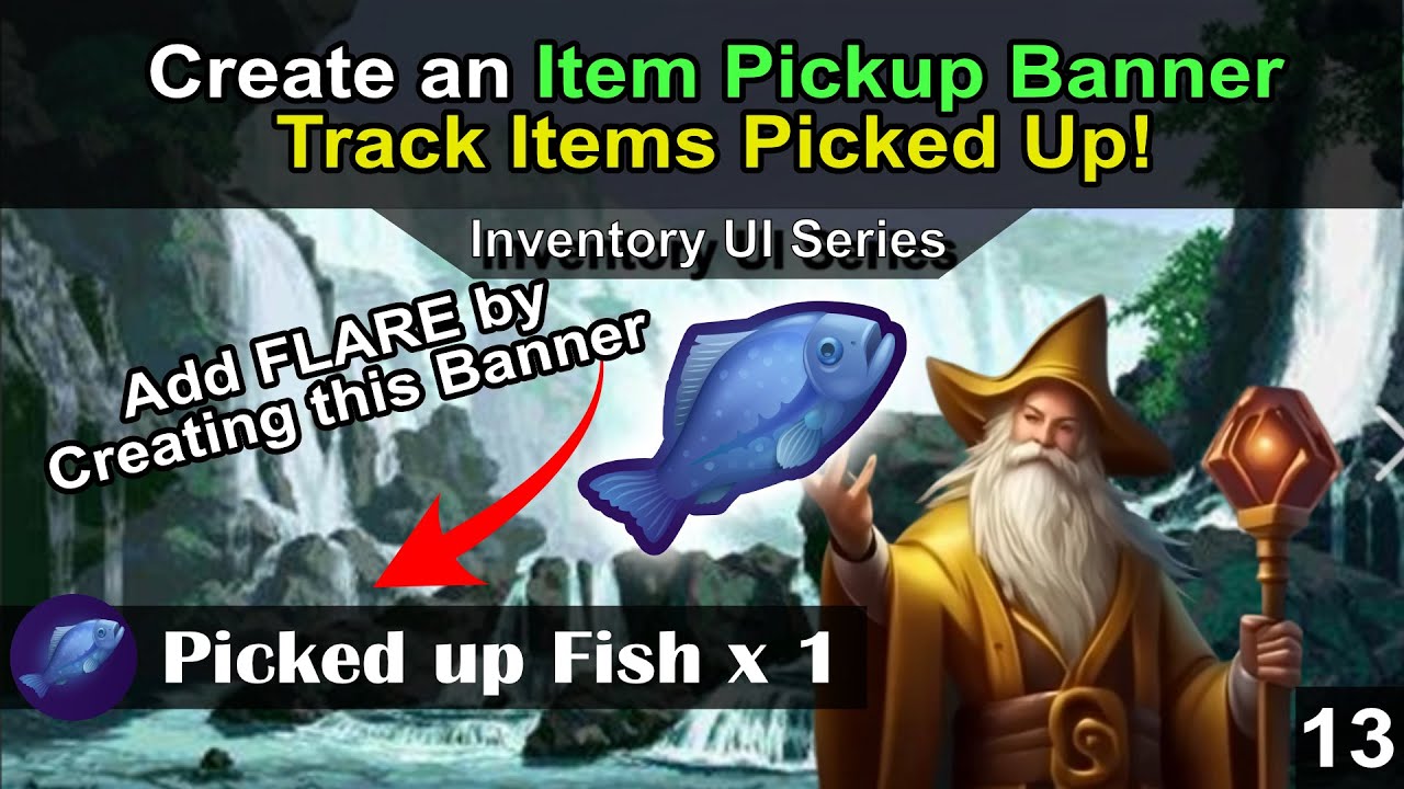 Create Picked Up Item Log Banners in Unreal Engine 5 - YouTube