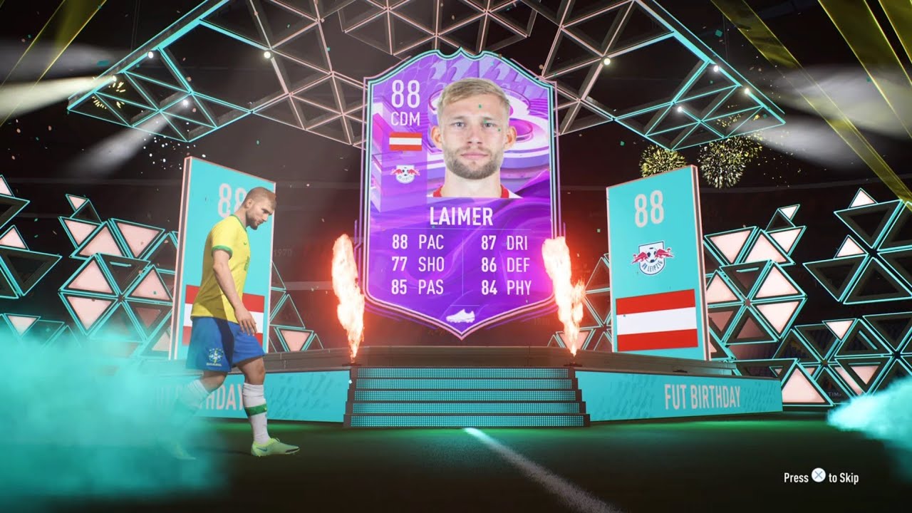 LAIMER FUT BIRTHDAY PLAYER REVIEW!!! The *CHEAP VIERA* Fifa 22 Ultimate ...
