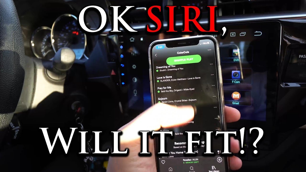Her 10.2 Inch Head Unit Fitment and Experience! | iPhone - YouTube