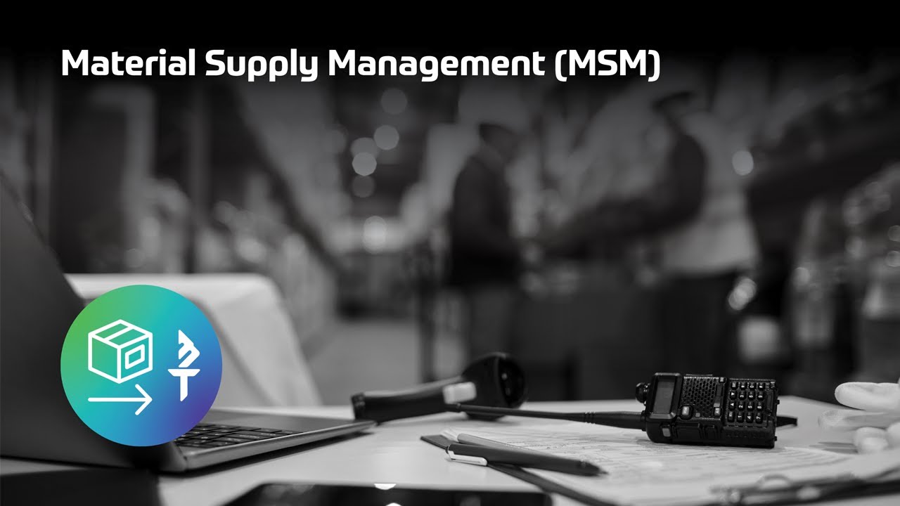 Material Supply Management (MSM) - YouTube