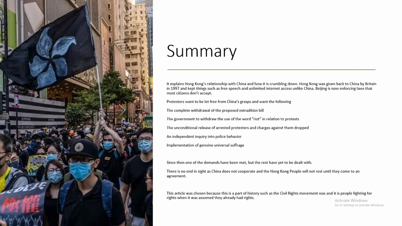 Current Event Presentation - YouTube