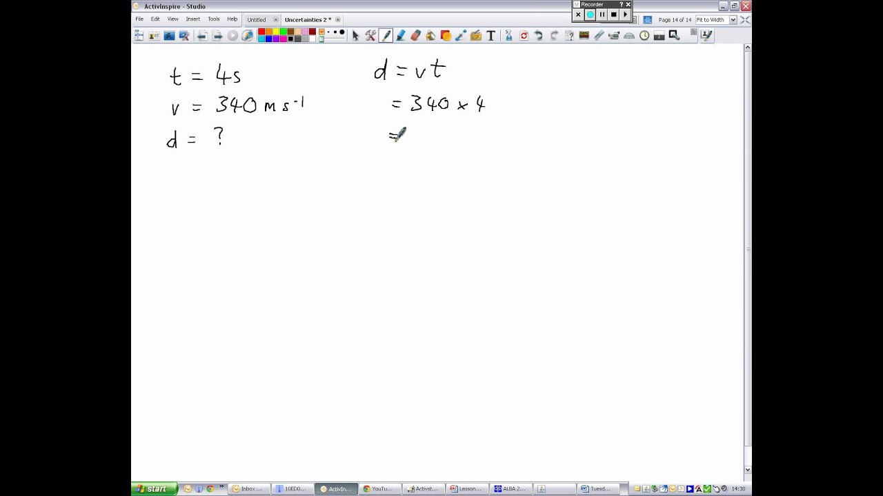 Speed, distance, time equation - YouTube