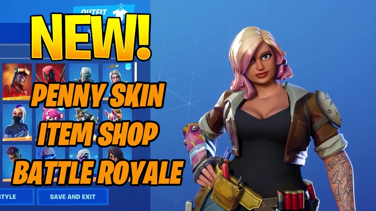 [NEW] Save The World Penny Skin Coming in Battle Royale! FORTNITE - YouTube