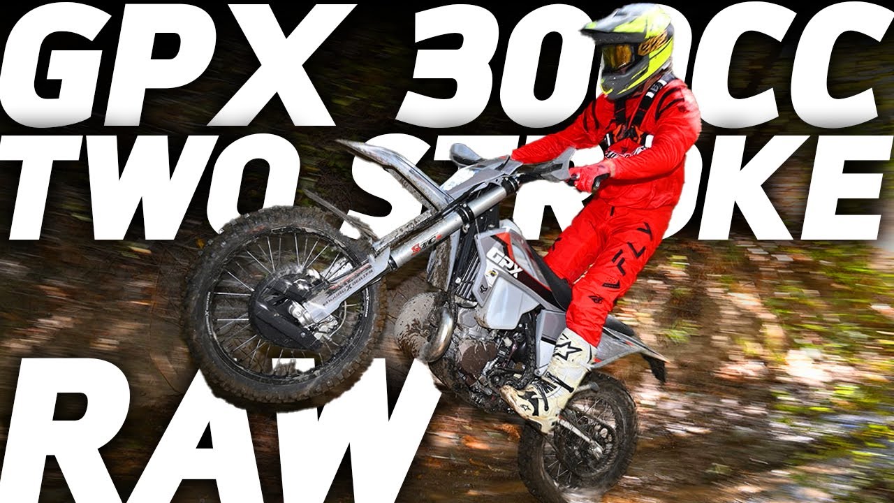 GPX TSE300R TWO STROKE RAW - YouTube