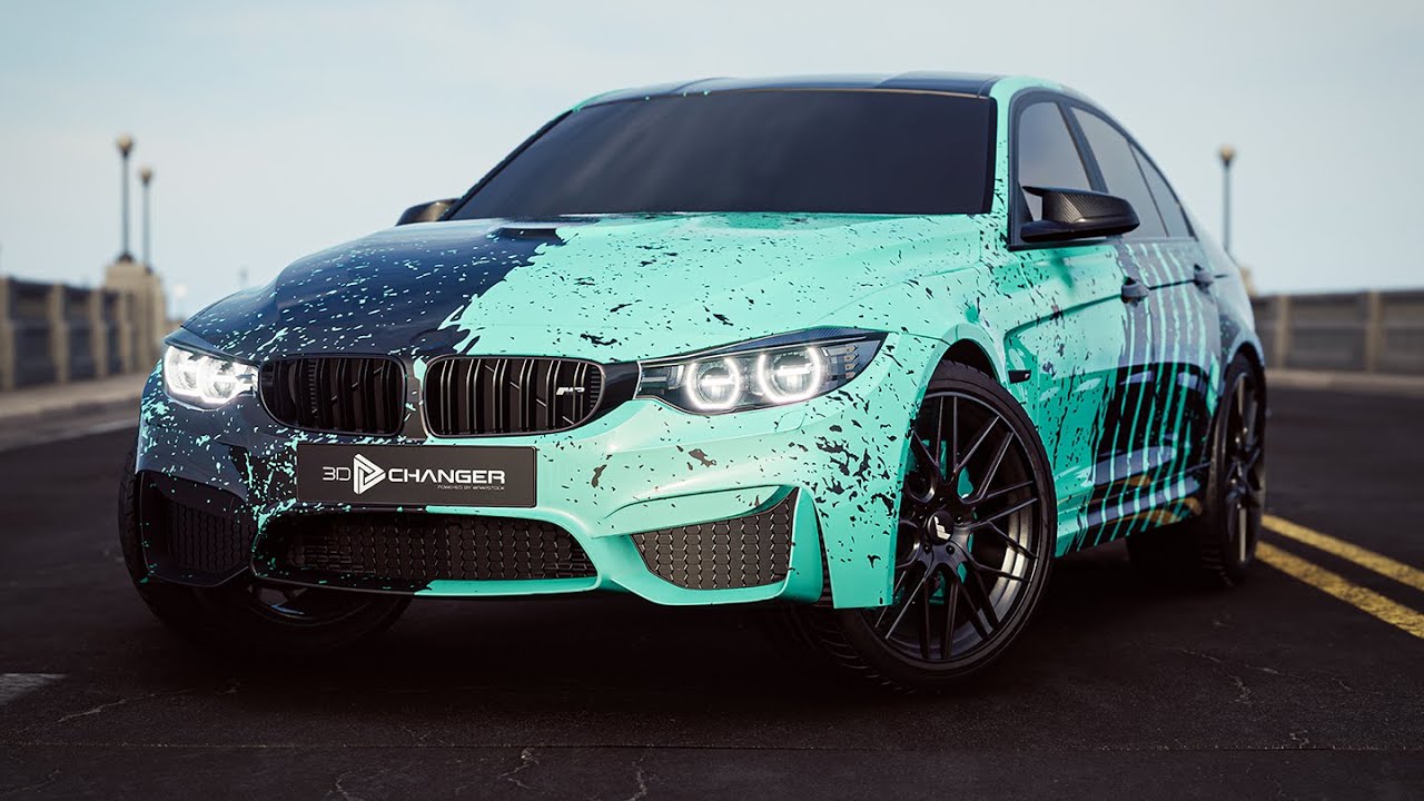 BMW wrap design | 3D Changer PRO 3 - YouTube