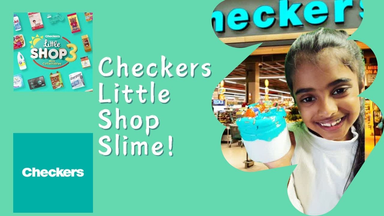 CHECKERS LITTLE SHOP SLIME - YouTube