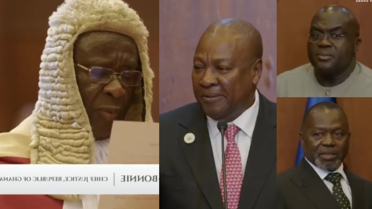 Justice Paul Baffoe Bonnie Takes Office As Chief Justice Of GH Promise ...