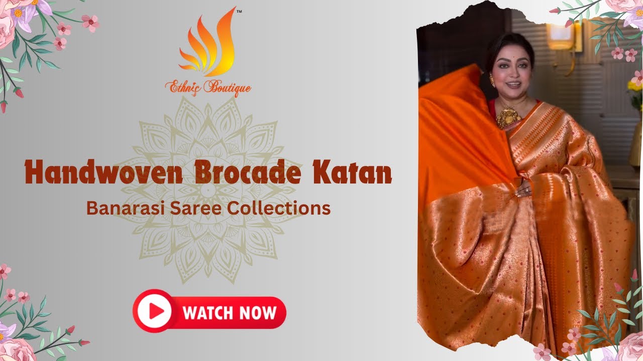 Saree: An art form in itself || Brocade Katan Banarasi Sarees💝 ...