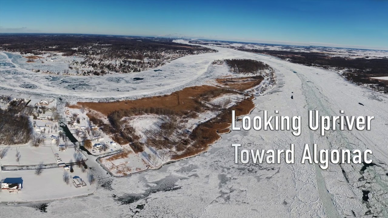 Harsens Island River Ice 1-4-2018 - YouTube