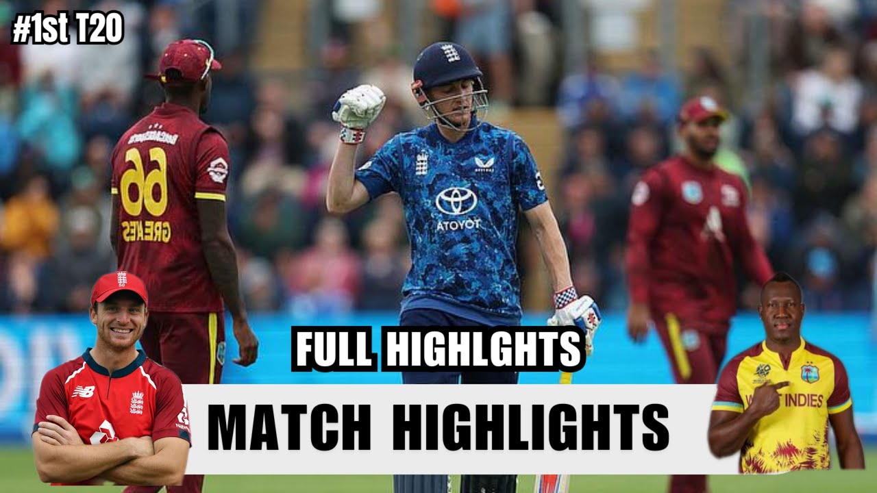 West Indies vs England 1st T20 Full Highlights | WI vs ENG Highlights ...