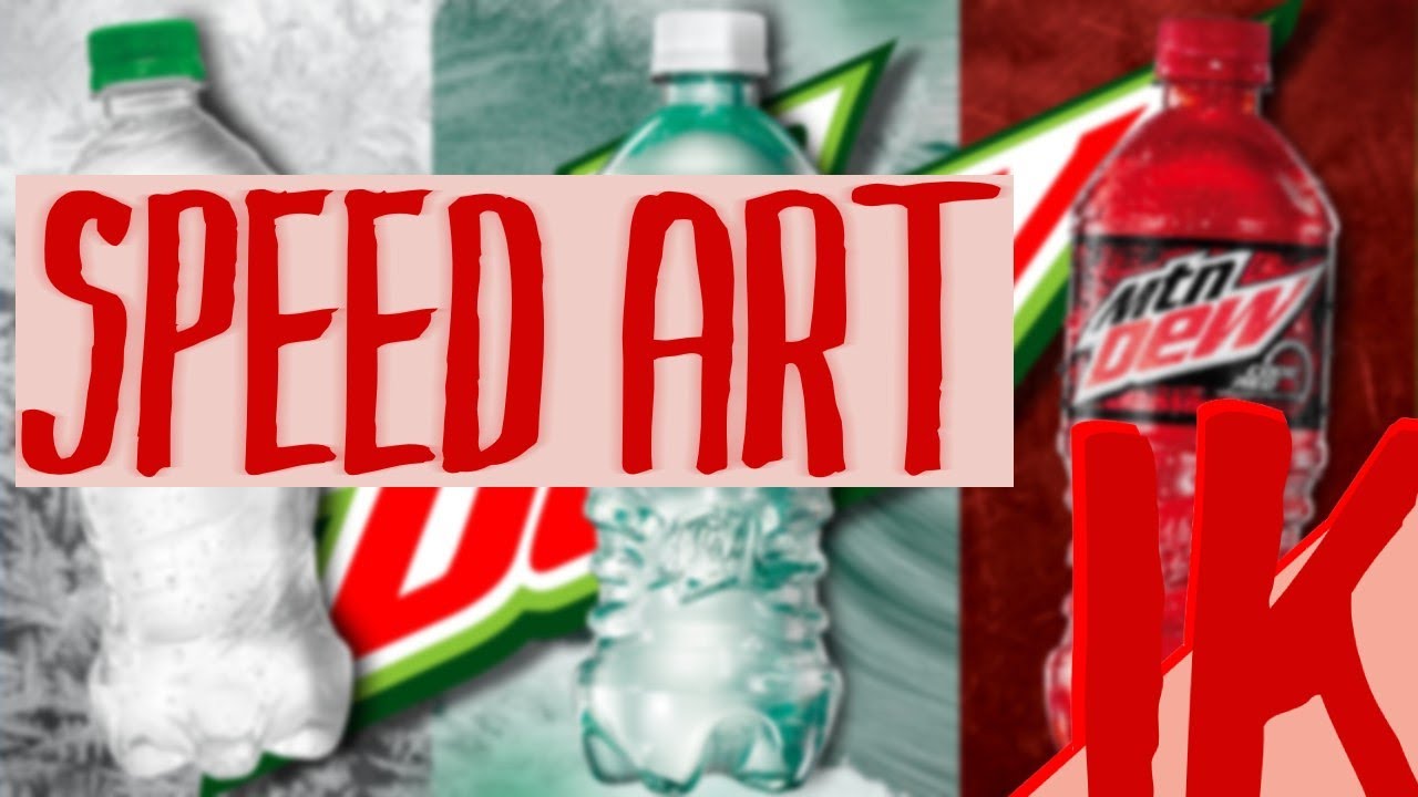 Inkka Labs- Mtn dew graphics Speed Art - YouTube