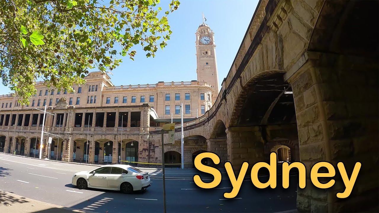 Sydney beautiful Sunday walking tour, March 2024 - YouTube