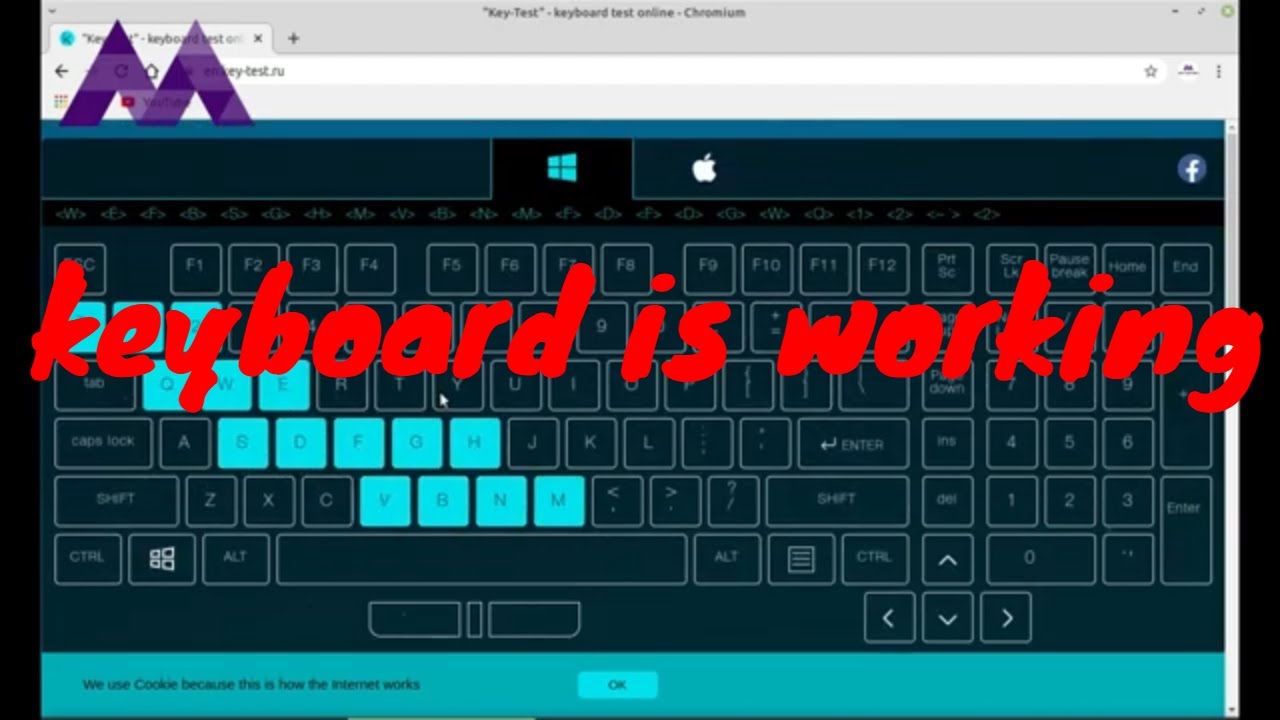 How to test keyboard keys working or not ||Tamil || MOTI TECH INFO ...