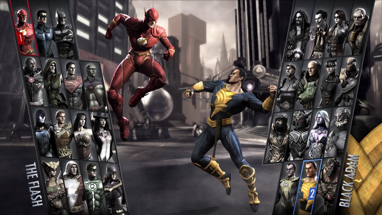 The Flash Vs. Black Adam | Injustice - Gods Among Us (PS5) | Gameplay ...