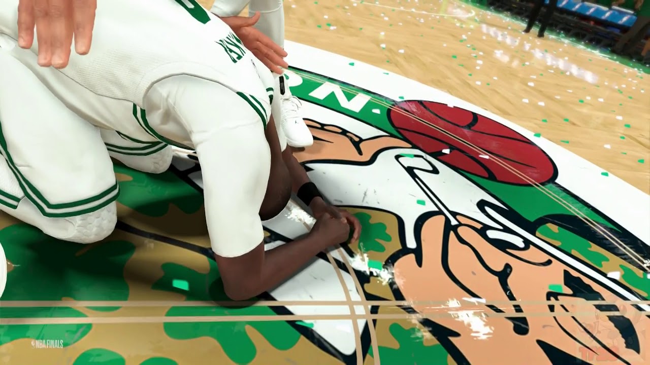 NBA 2K20 - Boston Celtics Championship Celebration - YouTube