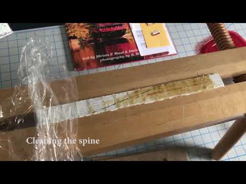 Split Board Binding - Preparing the Textblock - YouTube