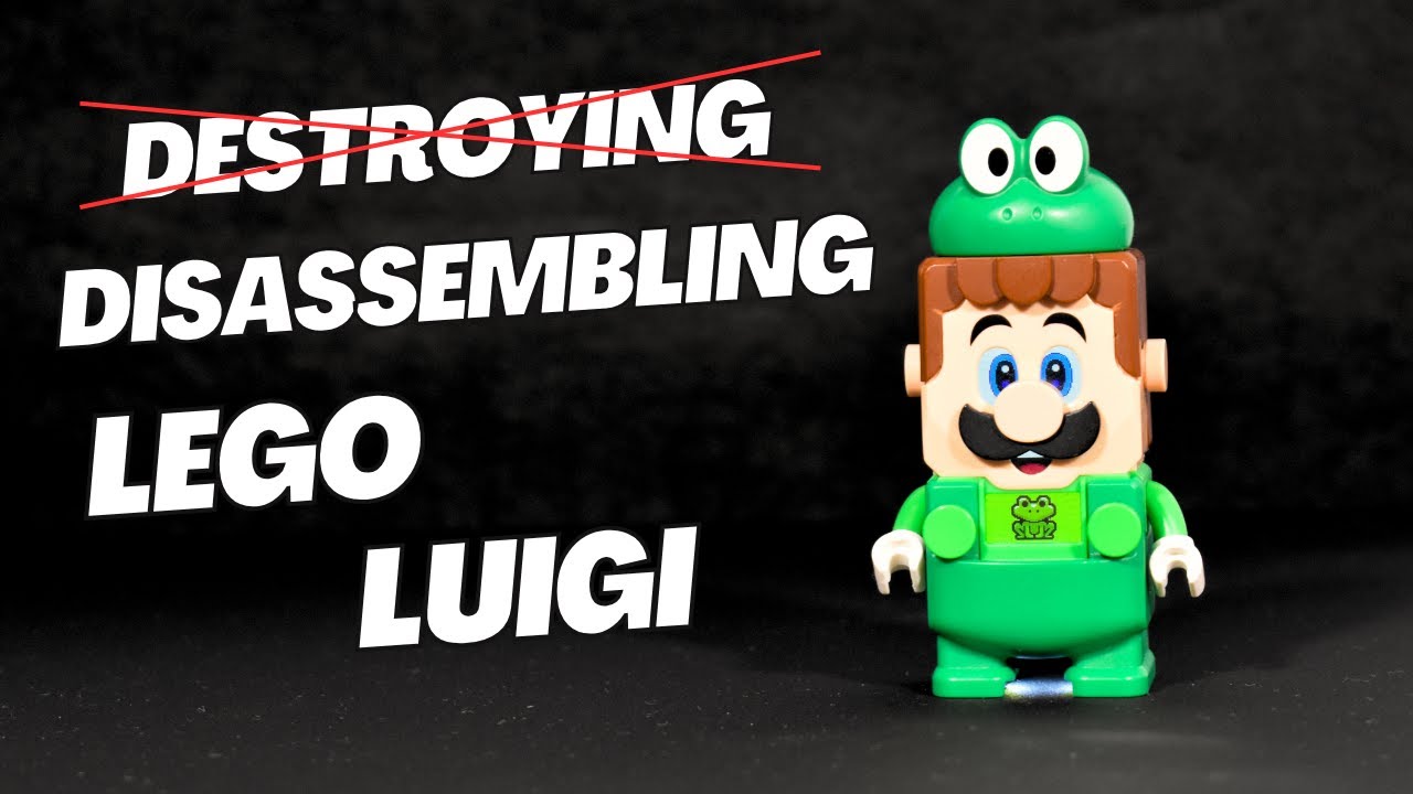 Disassembling LEGO Luigi | Fixing a contact - YouTube