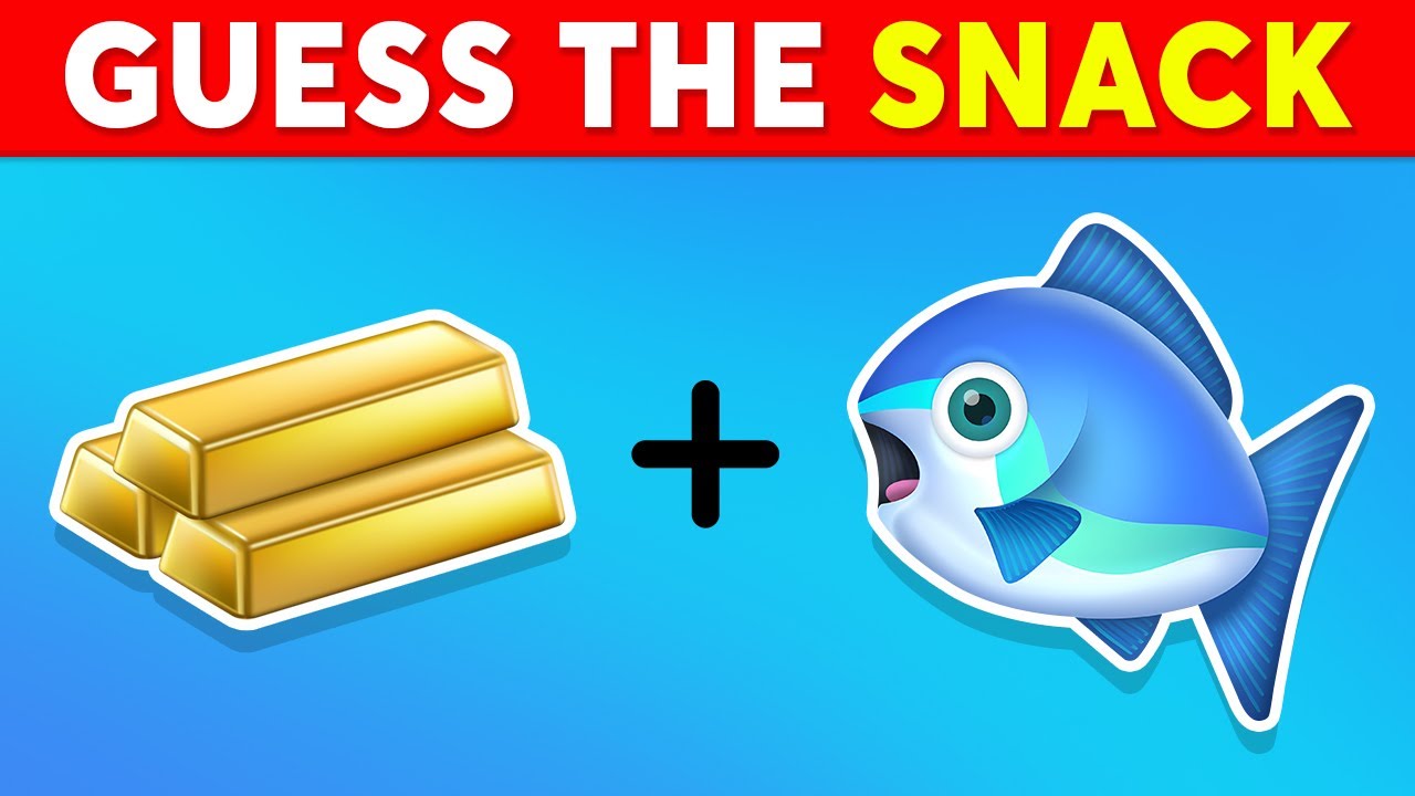 Guess The SNACK & JUNK FOOD By Emoji? 🍟🍫 Mouse Quiz - YouTube