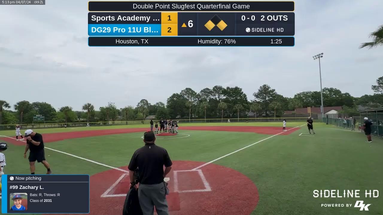 Sports Academy Edge 11U vs DG29 Pro 11U Black (2024.04.07) - YouTube