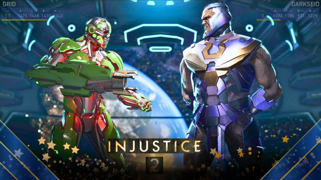 Injustice 2 - Grid Vs. Darkseid - YouTube
