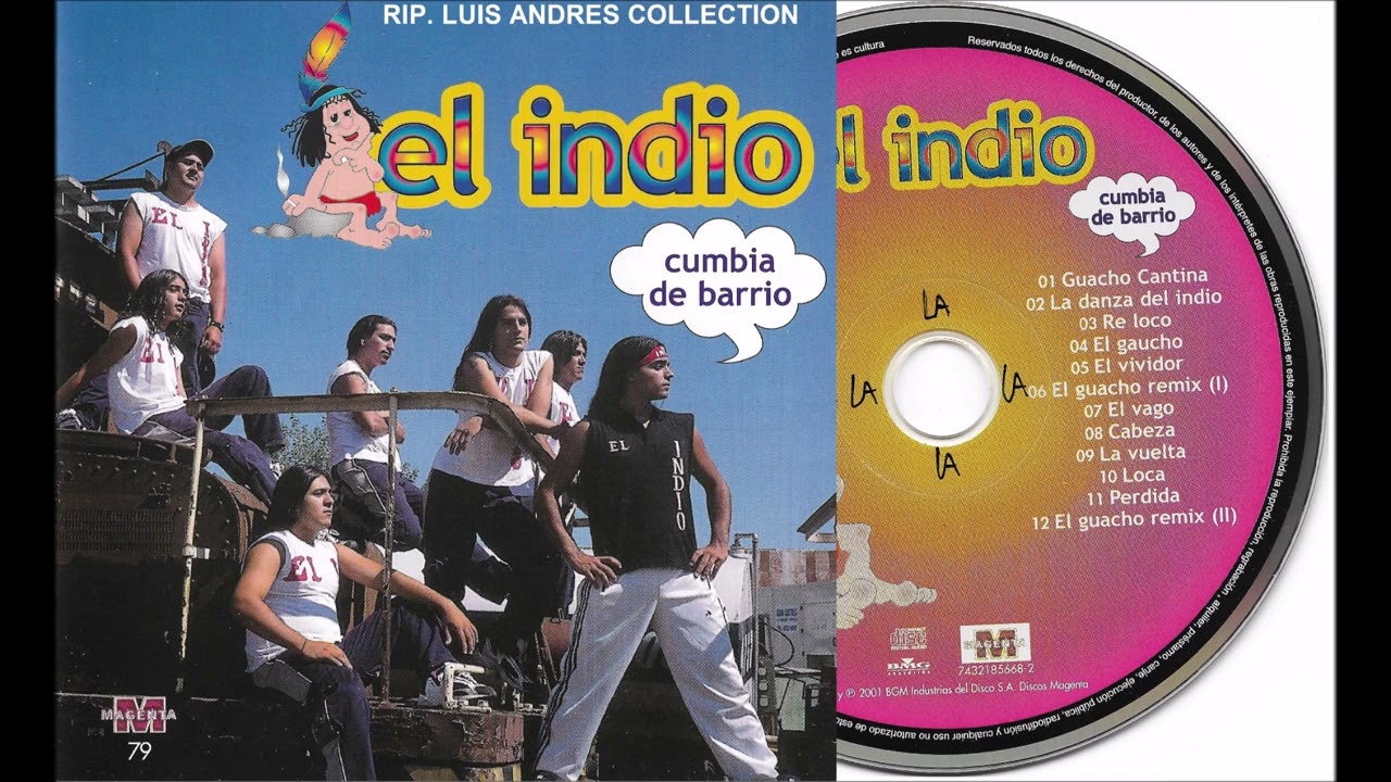 El indio - Cumbia de barrio 2001 Album completo - YouTube